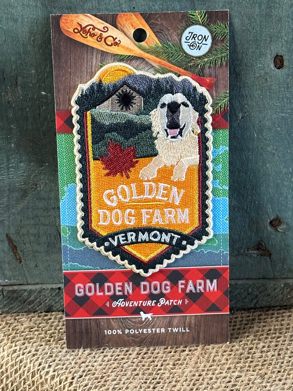 GDF Iron-On Patch x Yoho & Co. - Golden Dog Farm LLC