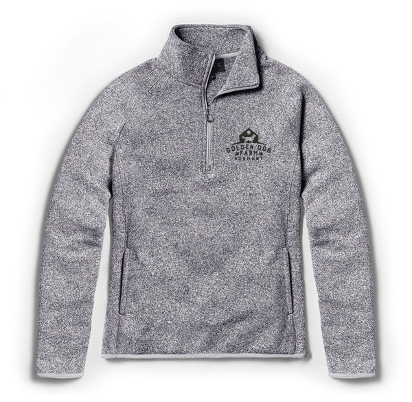 Women's Golden Dog Farm Quarter Zip - Golden Dog Farm LLC